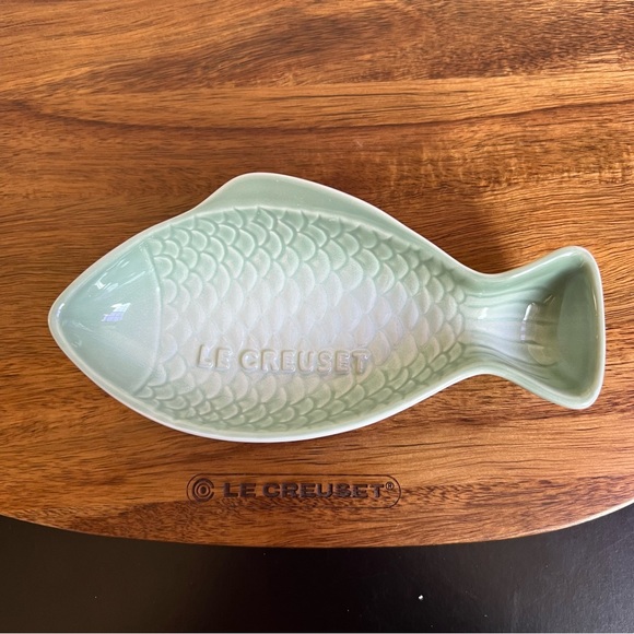 Le Creuset | Dining | Nib Le Creuset Small Fish Dish Water Green | Poshmark